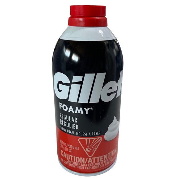 Grooming | Gillette Foamy Shaving Cream Regular Comfort Glide Formula ...